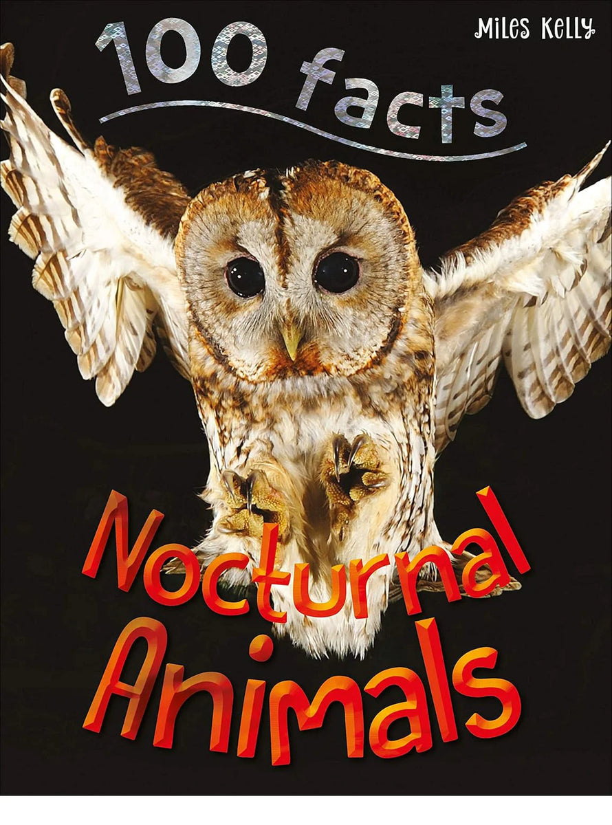 100 Facts Nocturnal Animals - Paperback Book – TOYBOX