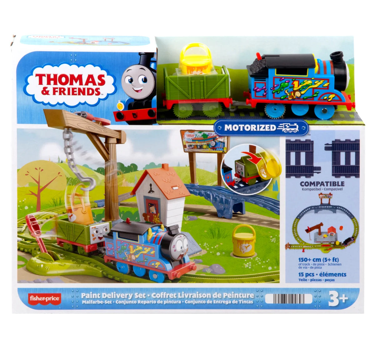 Fisher-Price Thomas & Friends Paint Delivery Motorised Train Set | Buy Online at ♥️ TOYBOX