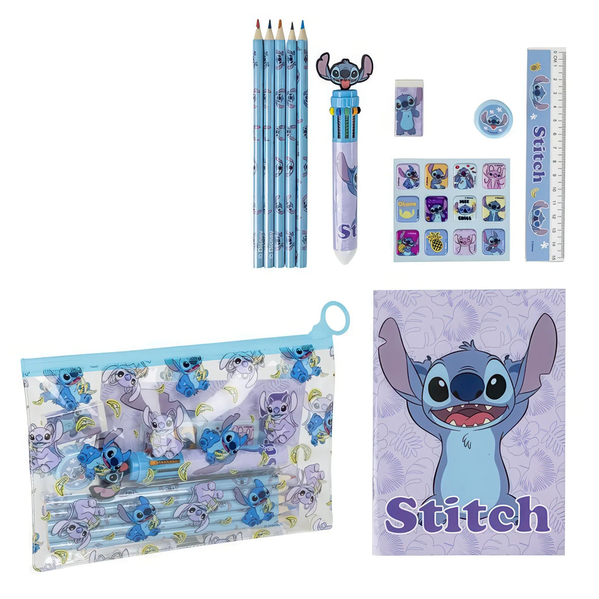 Disney Stitch School Stationery Set - Eva – TOYBOX