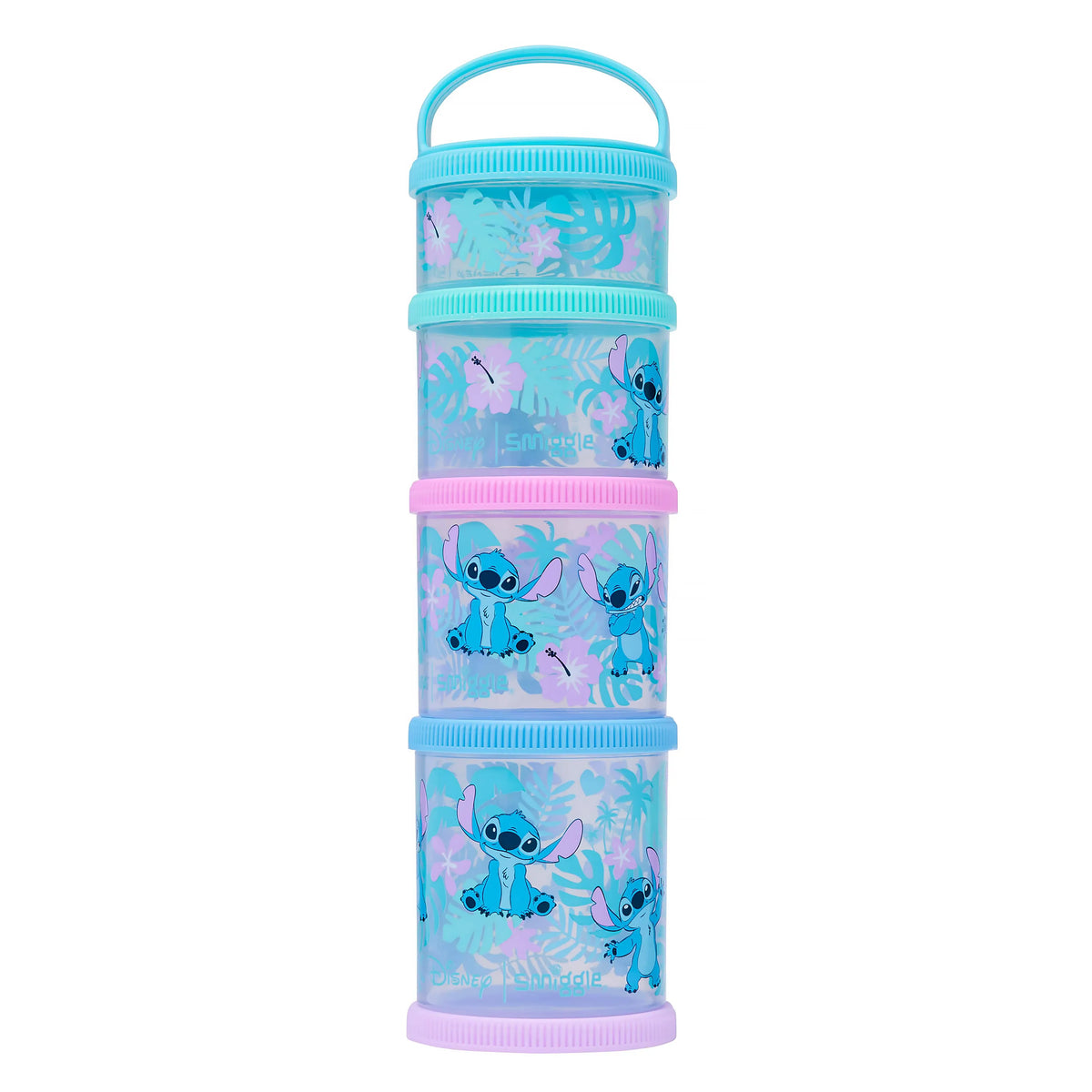 Smiggle Stitch Snack & Stack Containers - Turquoise – TOYBOX