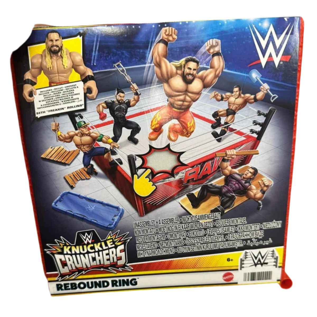 WWE Knuckle Crunchers Rebound Ring Playset – TOYBOX