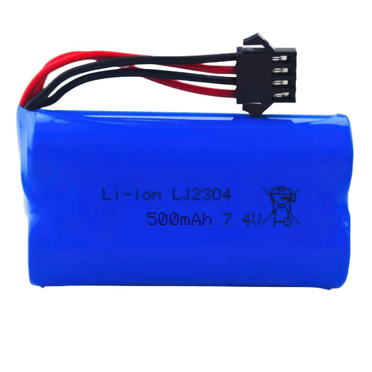 7.4 V Lithium-Ion Rechargeable Battery 500mAh – TOYBOX