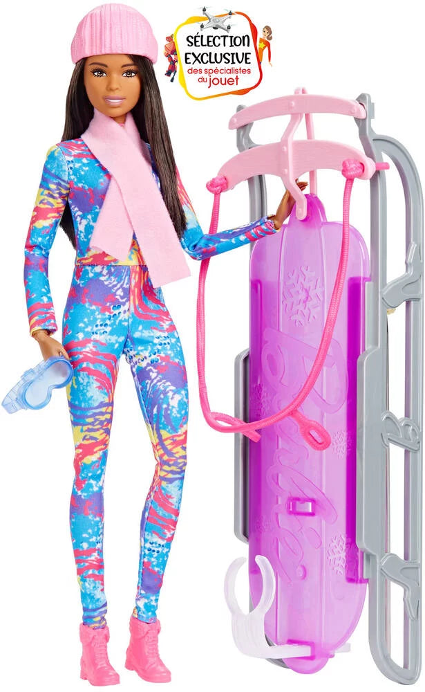 Barbie Winter Sports Sledge Doll – TOYBOX