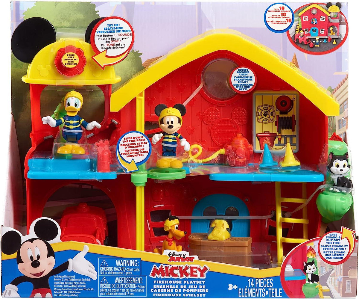 Disney’s Mickey Mouse Fire House Playset – TOYBOX