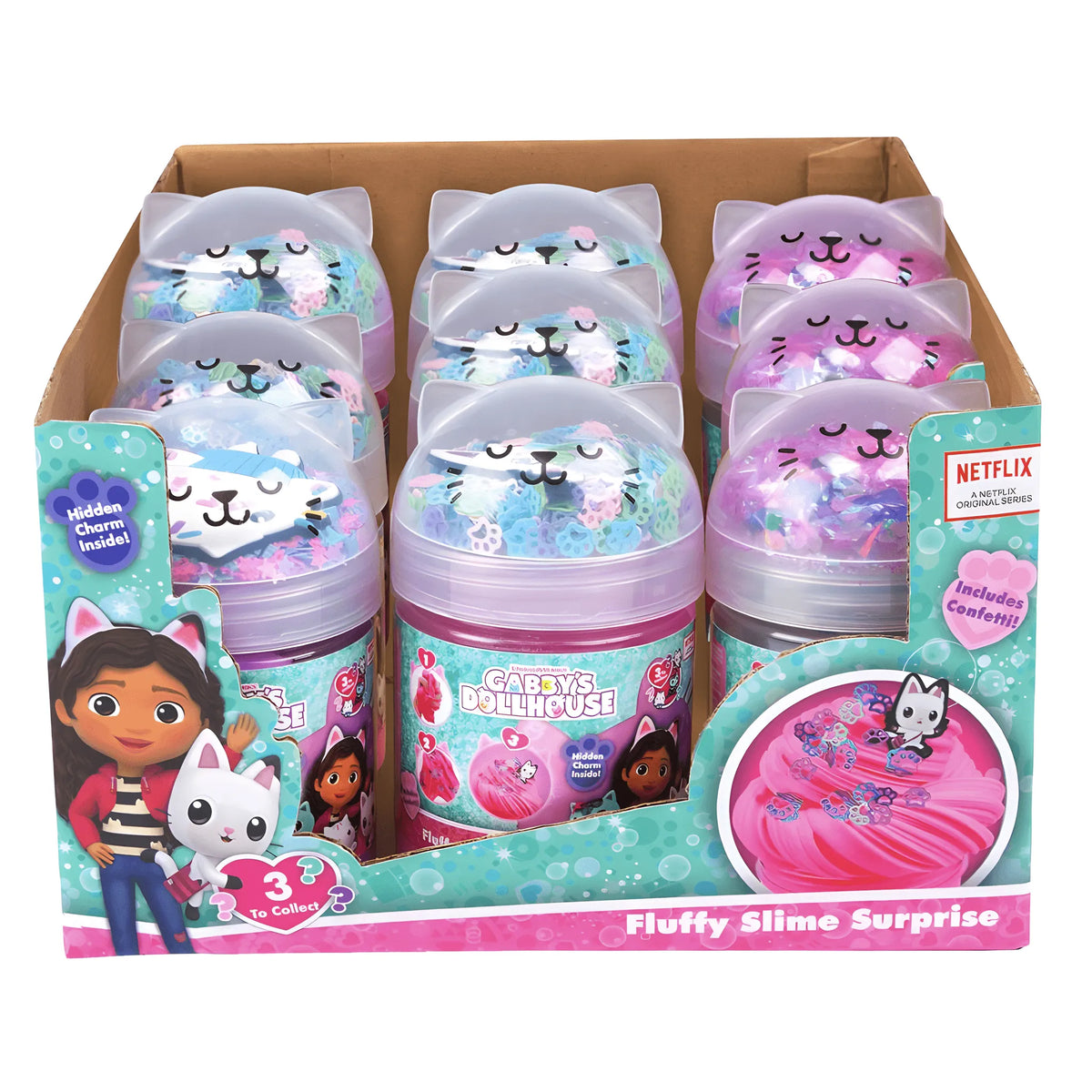 Gabby's Dollhouse Fluffy Slime Surprise 3 Assorted – TOYBOX