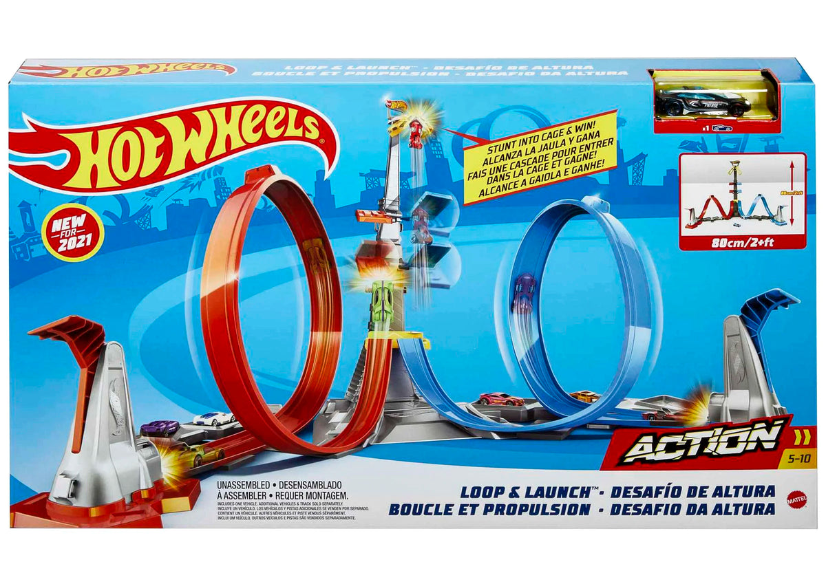 Hot Wheels Looping Action Track Set – TOYBOX
