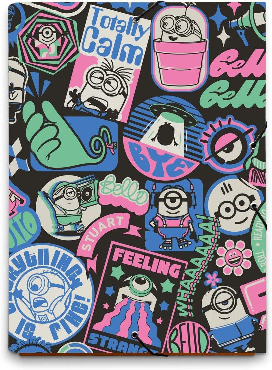 Official Minions A4 File Folder – TOYBOX