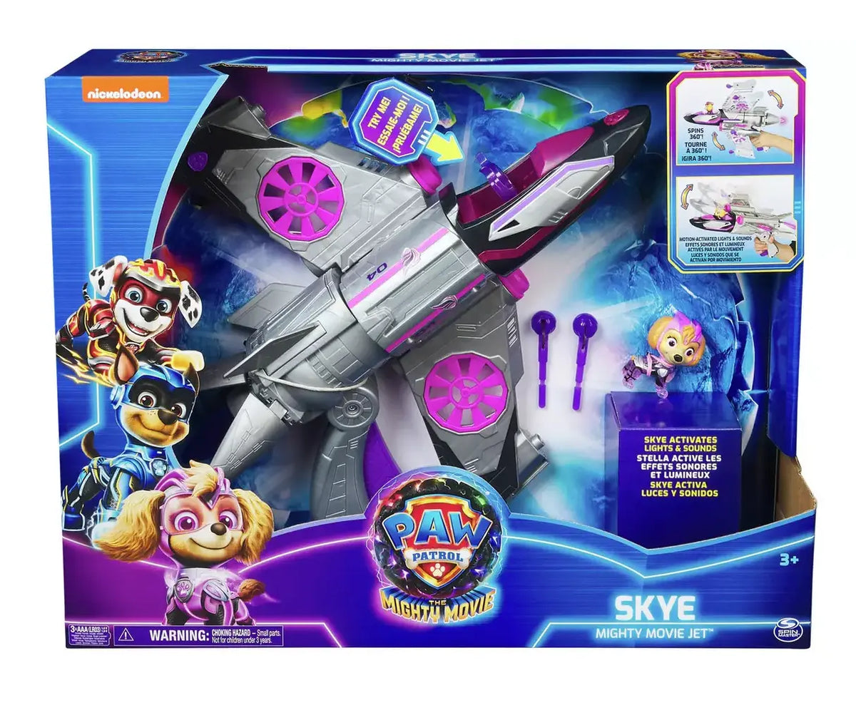 PAW Patrol Skye Deluxe Mighty Movie Theme Vehicle – TOYBOX