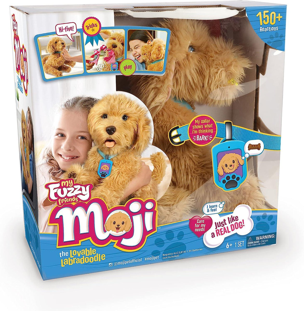 Sky Rocket My Fuzzy Friend Moji Interactive Labradoodle | Buy Online at ...