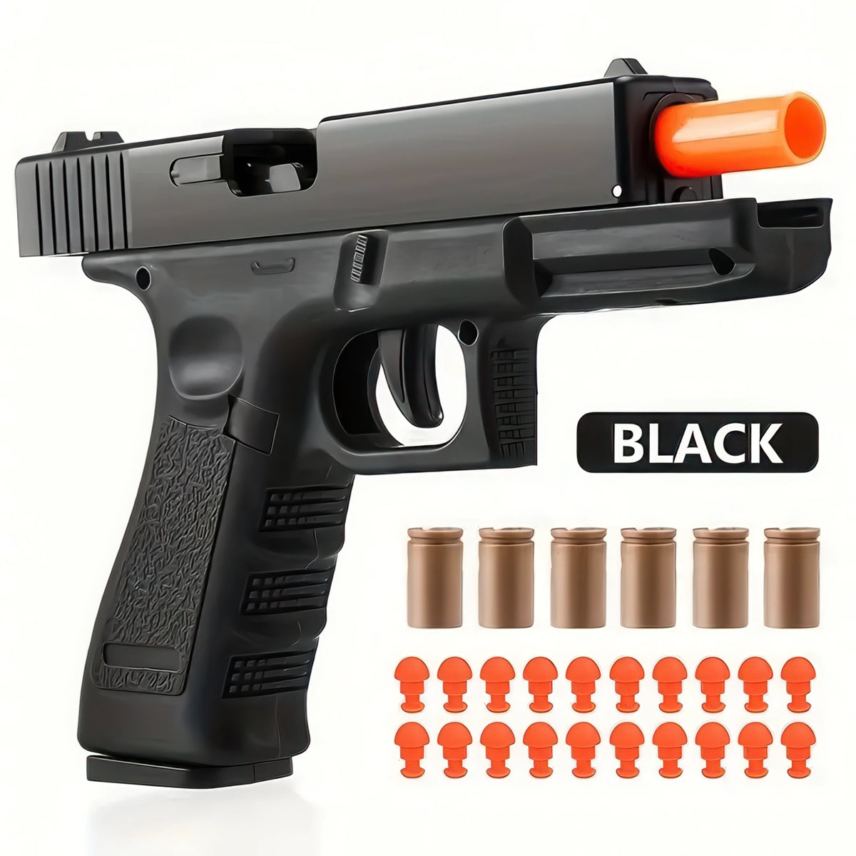 Semi-Automatic Toy Handgun for Boys – TOYBOX