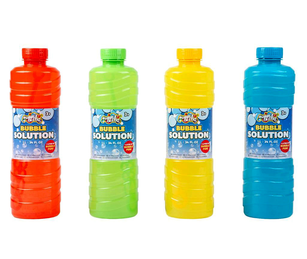 Bubble Solution Bottle 1l - Assorted | Buy Online at ♥️ TOYBOX
