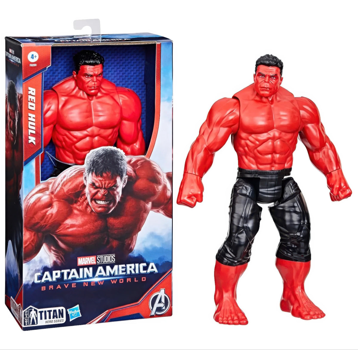 Φιγούρα δράσης Captain America Titan Hero Red Hulk - 30cm | Αγοράστε ...