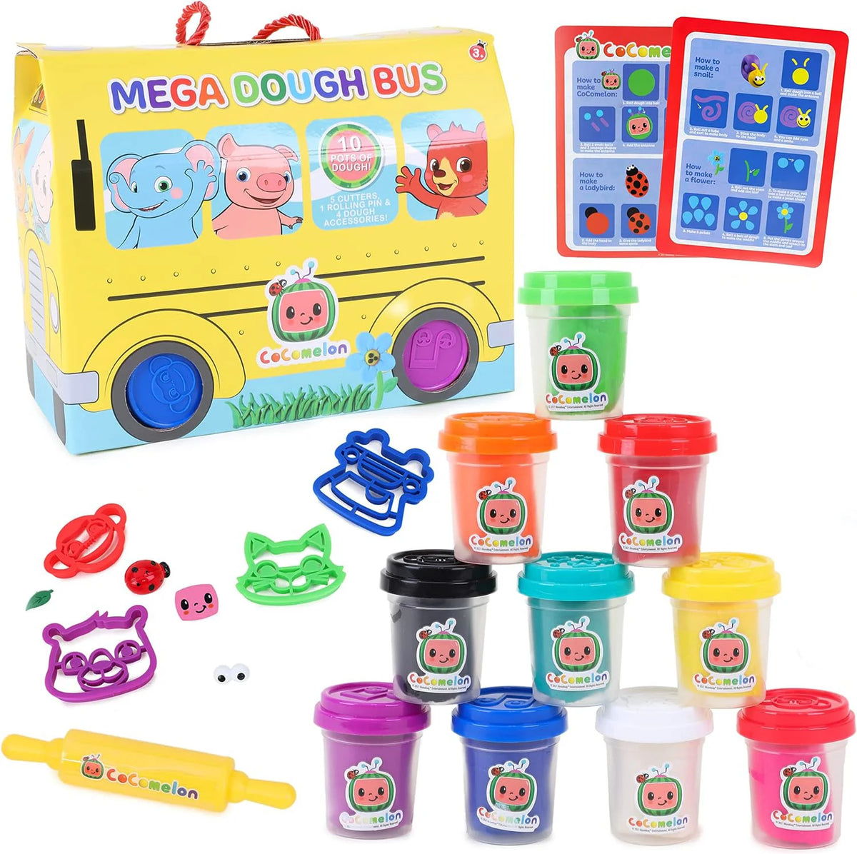 CoComelon Mega Dough Bus - Creative Play for Kids – TOYBOX