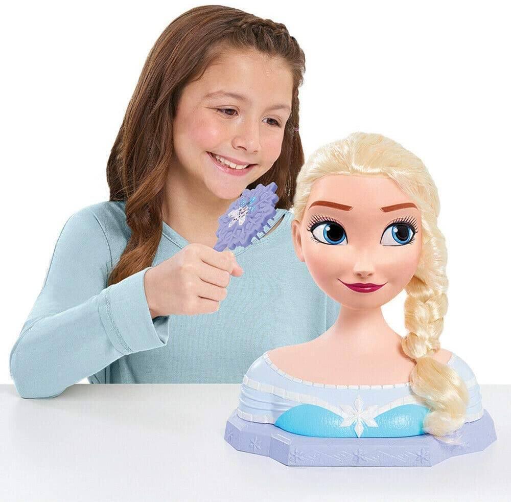 Disney Frozen 2 Deluxe Elsa Snow Queen Deluxe Styling Head | Αγοράστε ...