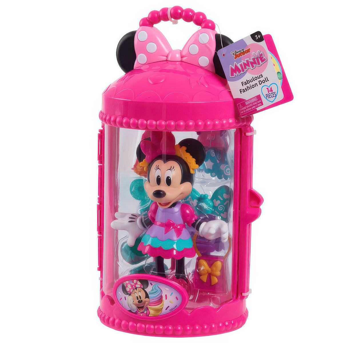 Disney Junior Minnie Mouse Fabulous Fashion Doll with Case - Pink | Buy ...