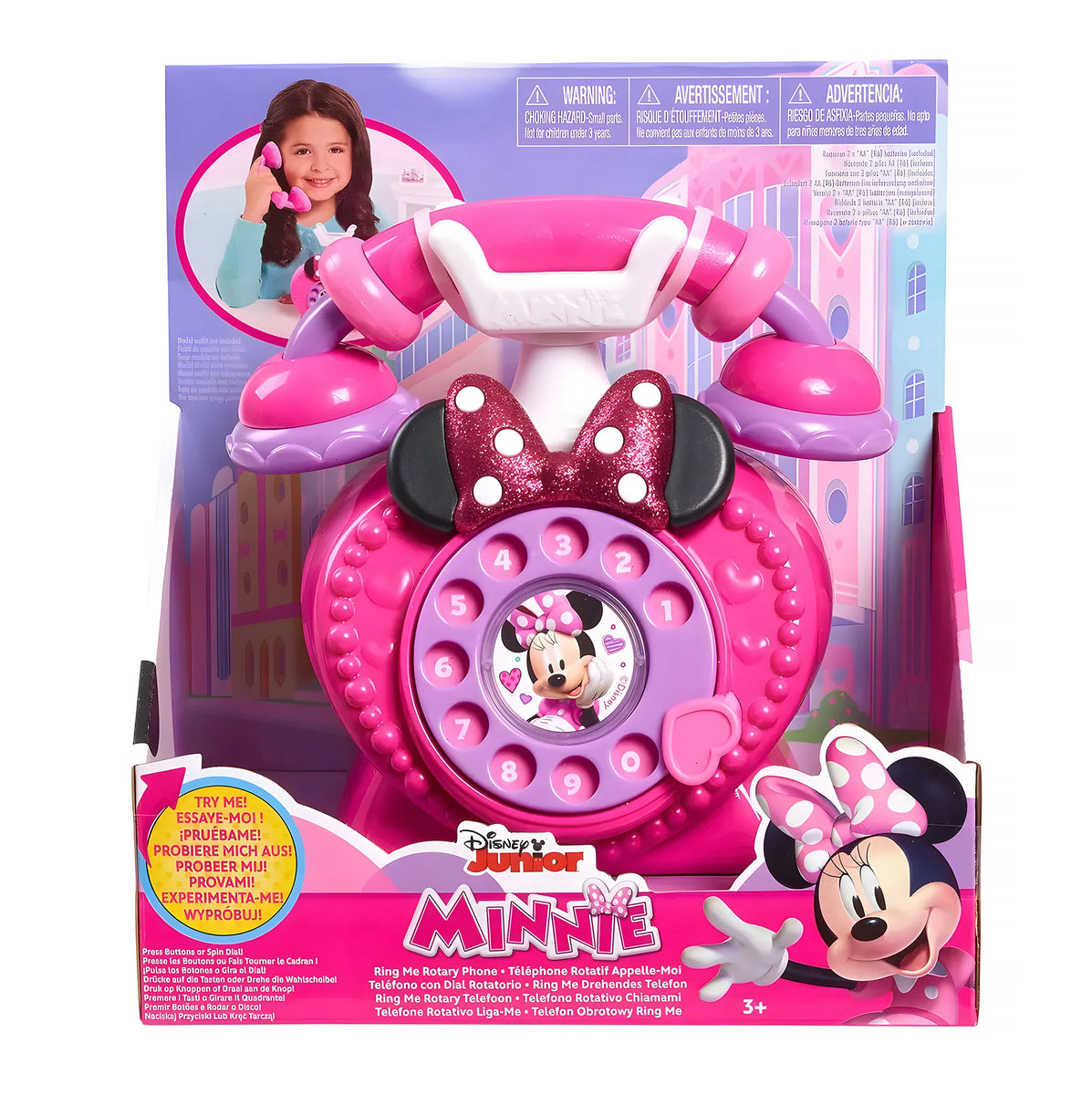 Disney Junior Minnie Mouse Ring Me Rotary Phone | Buy Online at ♥️ TOYBOX