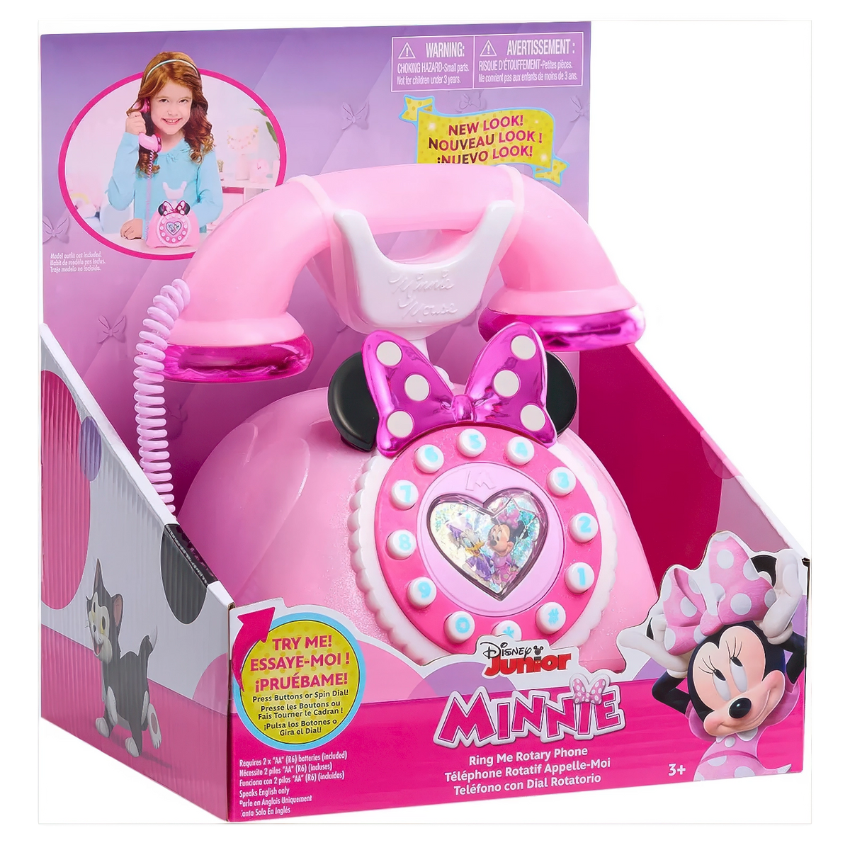 Disney Junior Minnie Mouse Ring Me Rotary Style Phone | Buy Online at ♥ ...