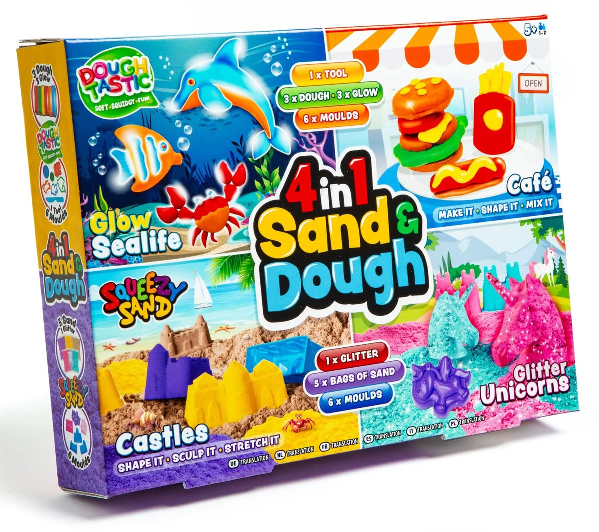 Dough Tastic 4 in 1 Sand & Dough Kit - Creative Play for Kids – TOYBOX