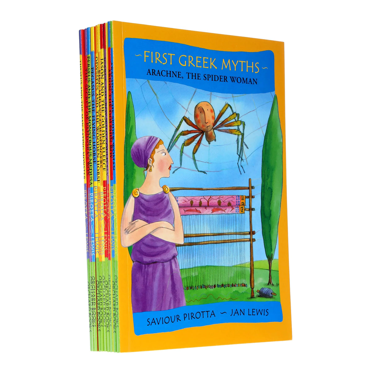 First Greek Myths Series by Saviour Pirotta 10 illustrated Books Colle ...