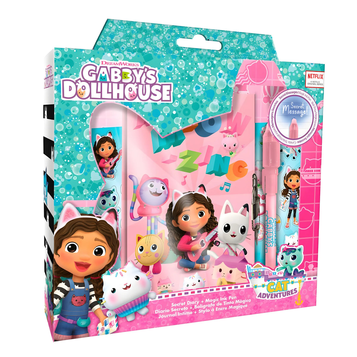 Gabby's Dollhouse Secret Diary and Magic Ink Pen | Buy Online at ♥️ TOYBOX