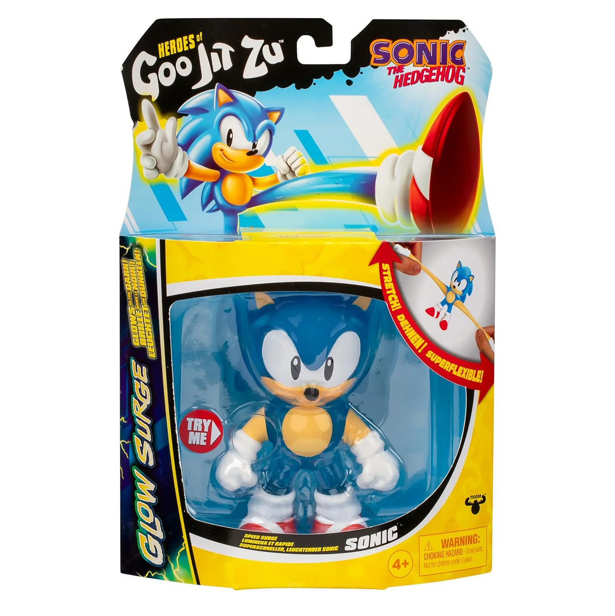 Heroes Of Goo Jit Zu Sonic The Hedgehog Hero Glow Surge - Sonic – TOYBOX