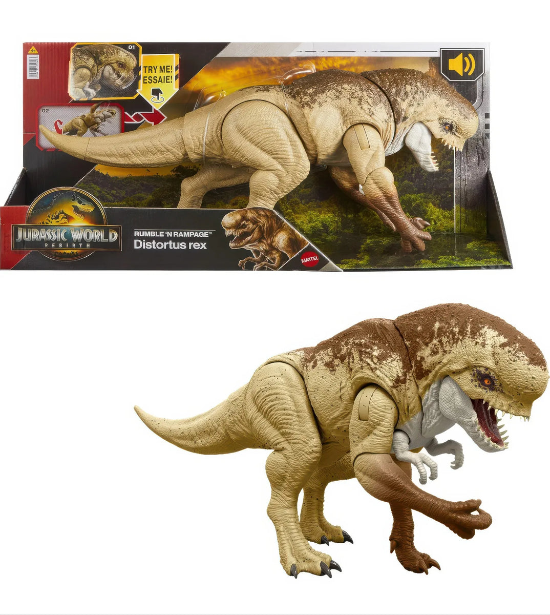 Jurassic World Rebirth Distortus Rex Action Figure | Buy Online at ♥️ ...