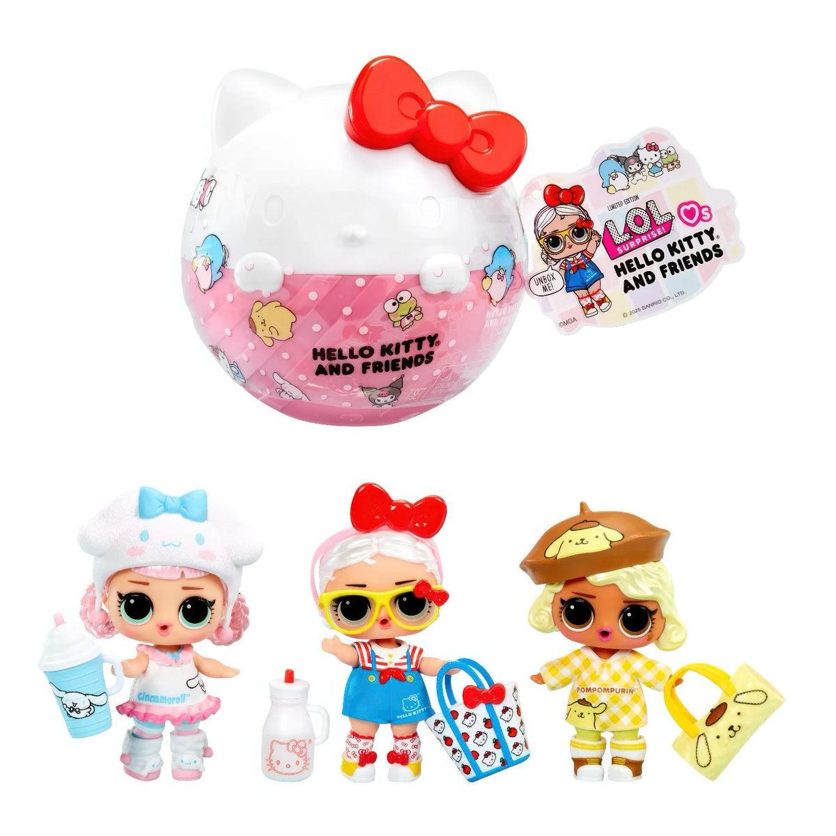 L.O.L. Surprise! Hello Kitty and Friends Tots - Assorted – TOYBOX