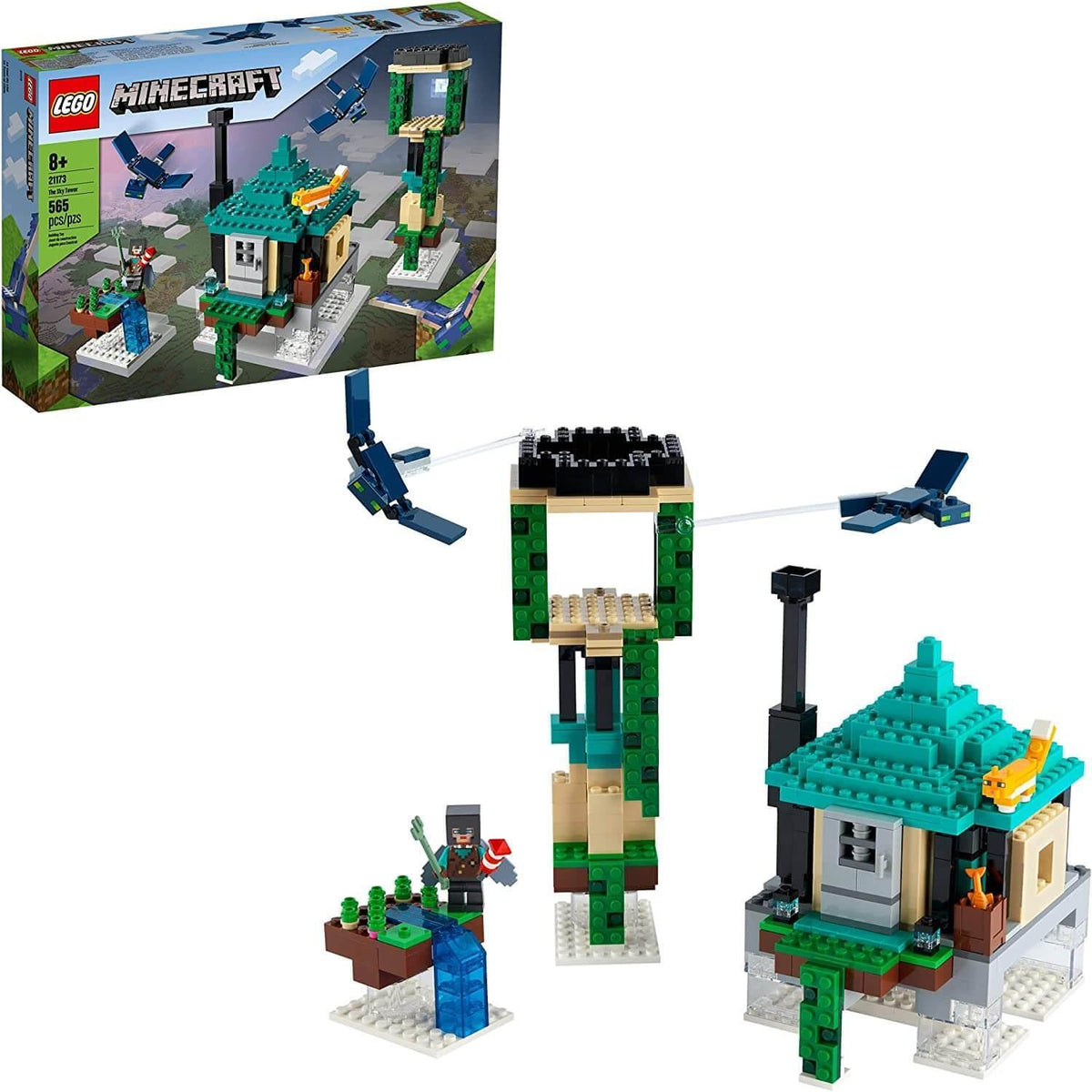 LEGO Minecraft 21173 Το Sky Tower Fun Floating Islands Building Kit ...
