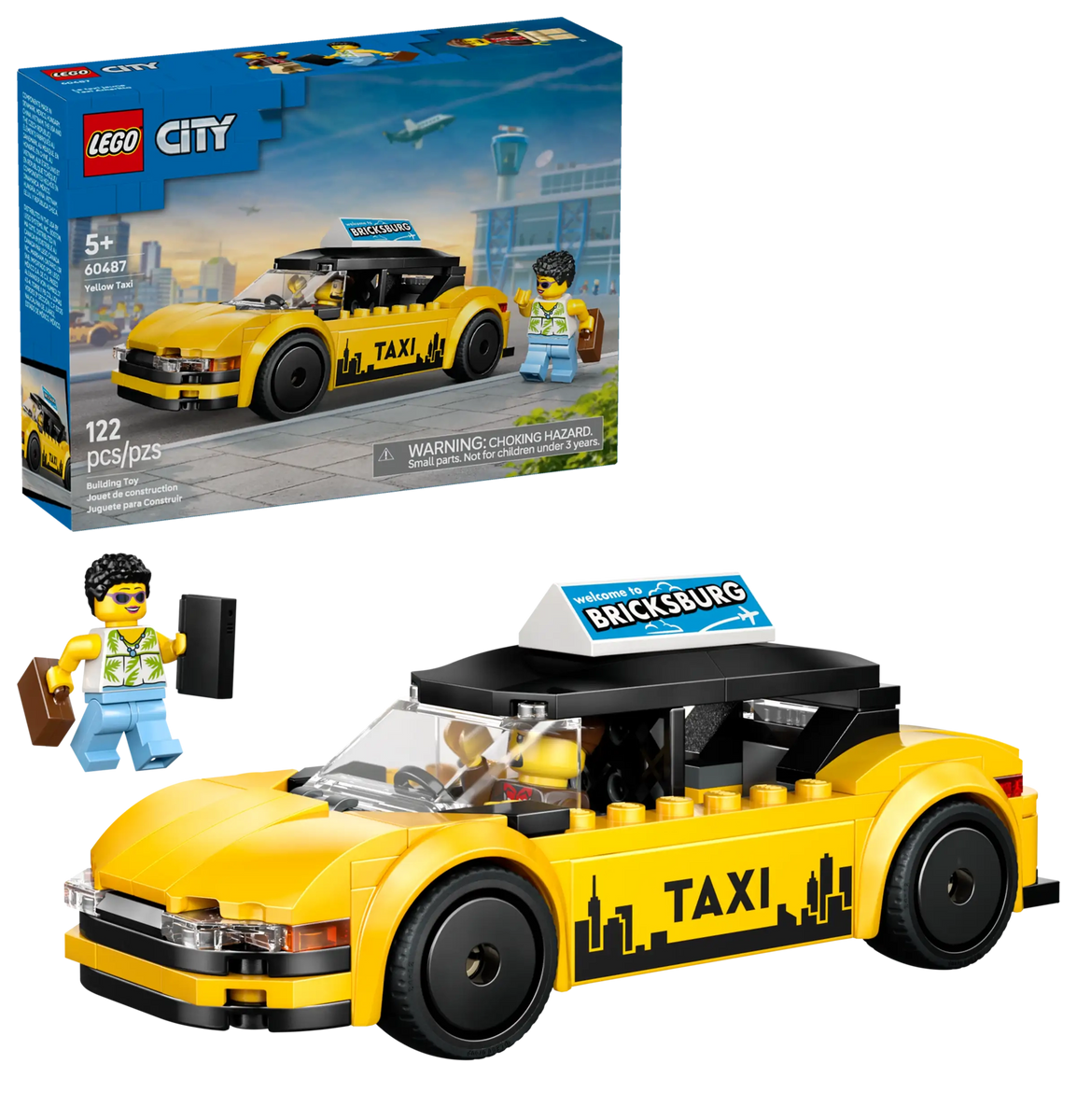 LEGO CITY 60487 Yellow Taxi | Buy Online at ♥️ TOYBOX