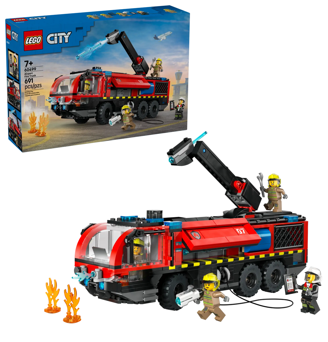 LEGO CITY 60499 Airport Fire Truck | Buy Online at ♥️ TOYBOX