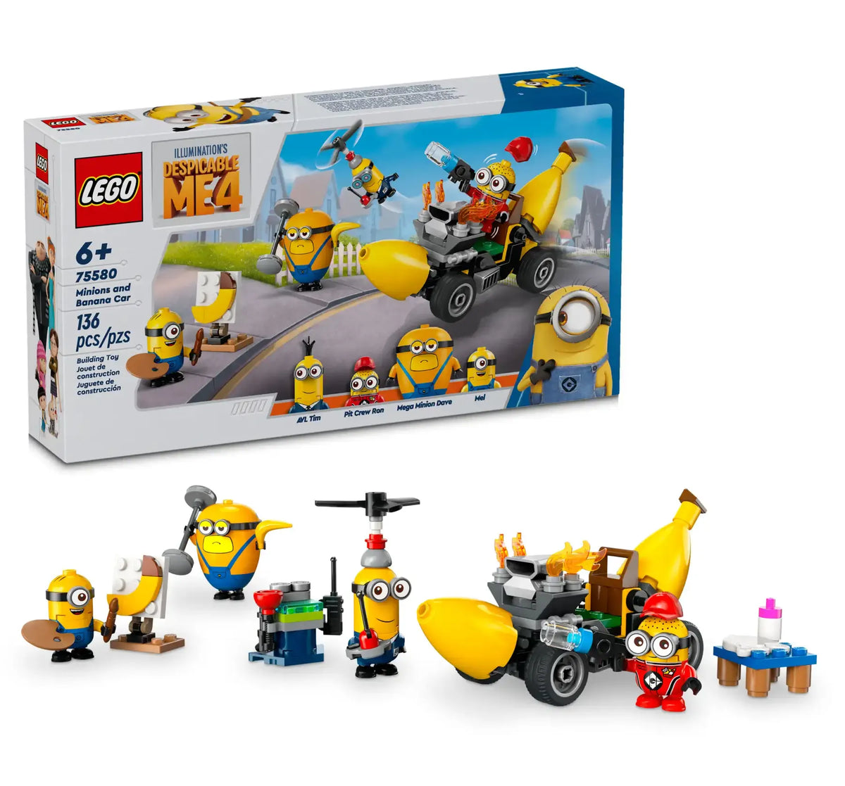 LEGO Despicable Me 75580 Minions and Banana Car | Buy Online at ♥️ TOYBOX