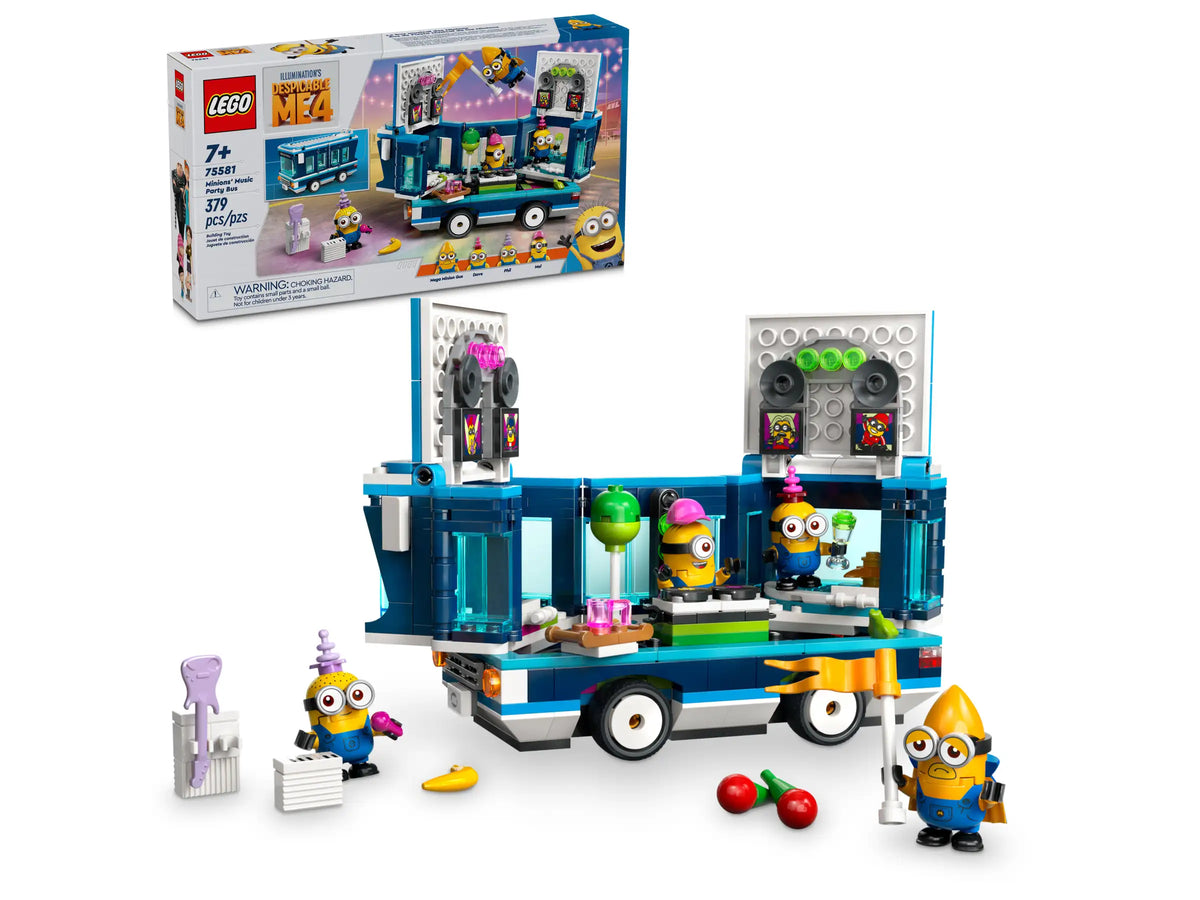 LEGO Despicable Me 75581 Minions' Music Party Bus | Buy Online at ♥️ TOYBOX