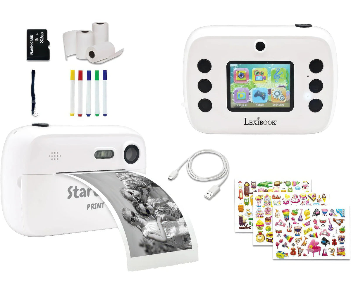 Lexibook Kids Instant Camera StarCAM with Printer – TOYBOX