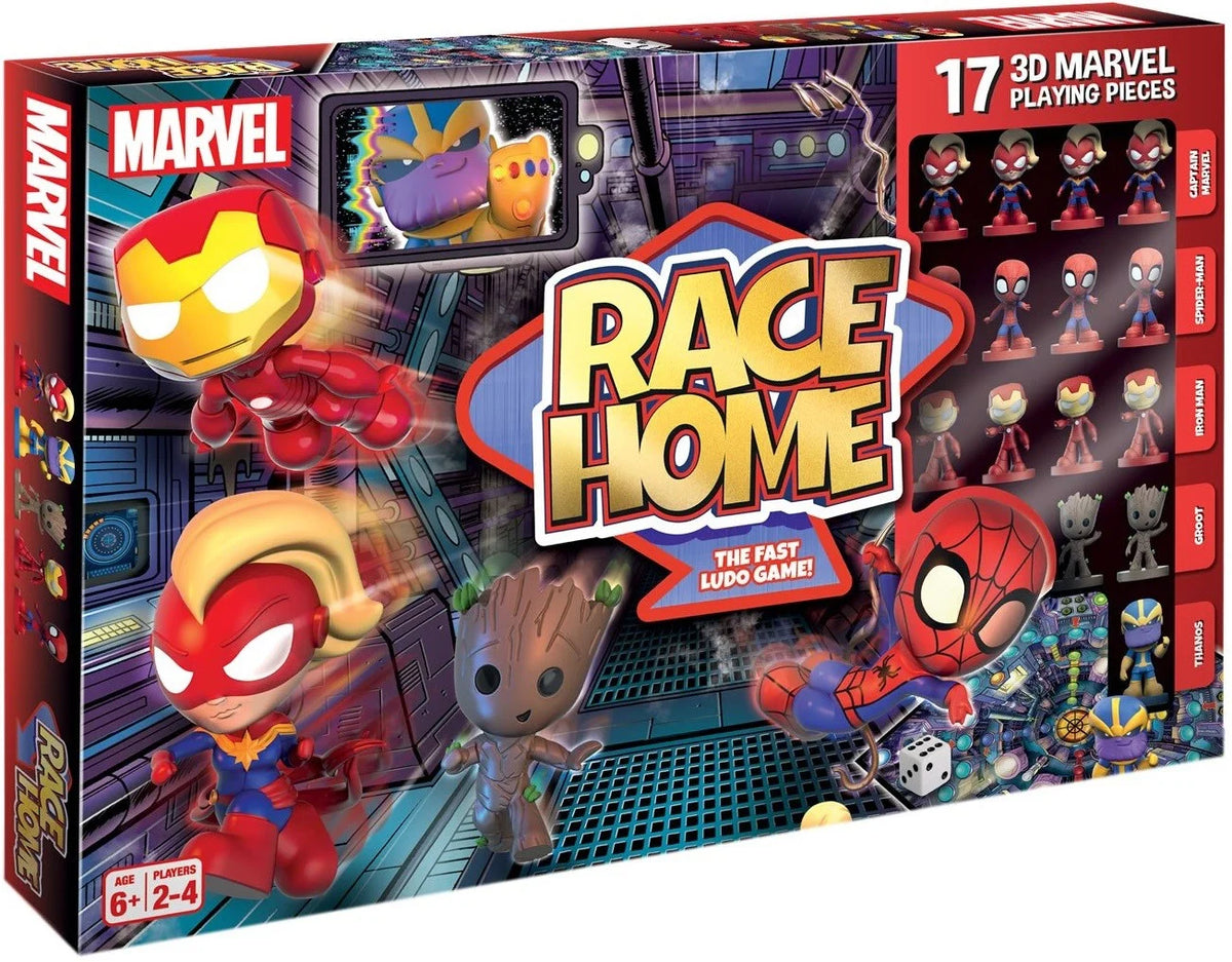 Marvel Race Home Board Game - Exciting Superhero Adventure – TOYBOX
