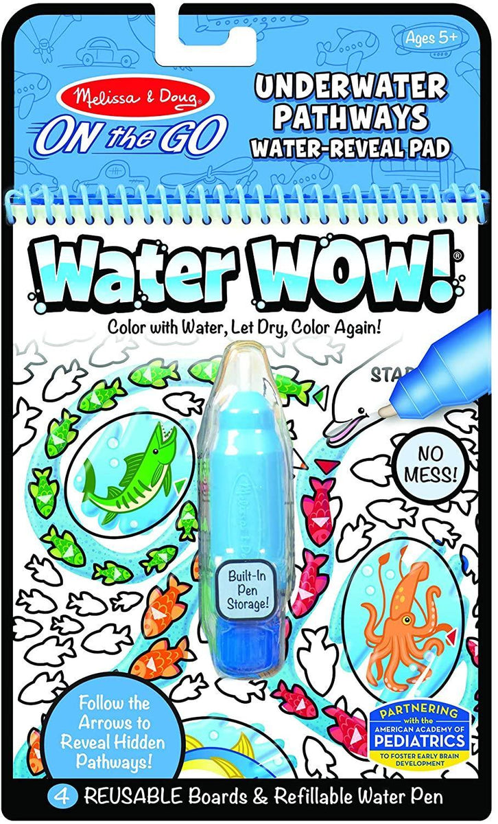 Melissa & Doug 40179 Water WOW Water Reveal Underwater Pathways Pad ...