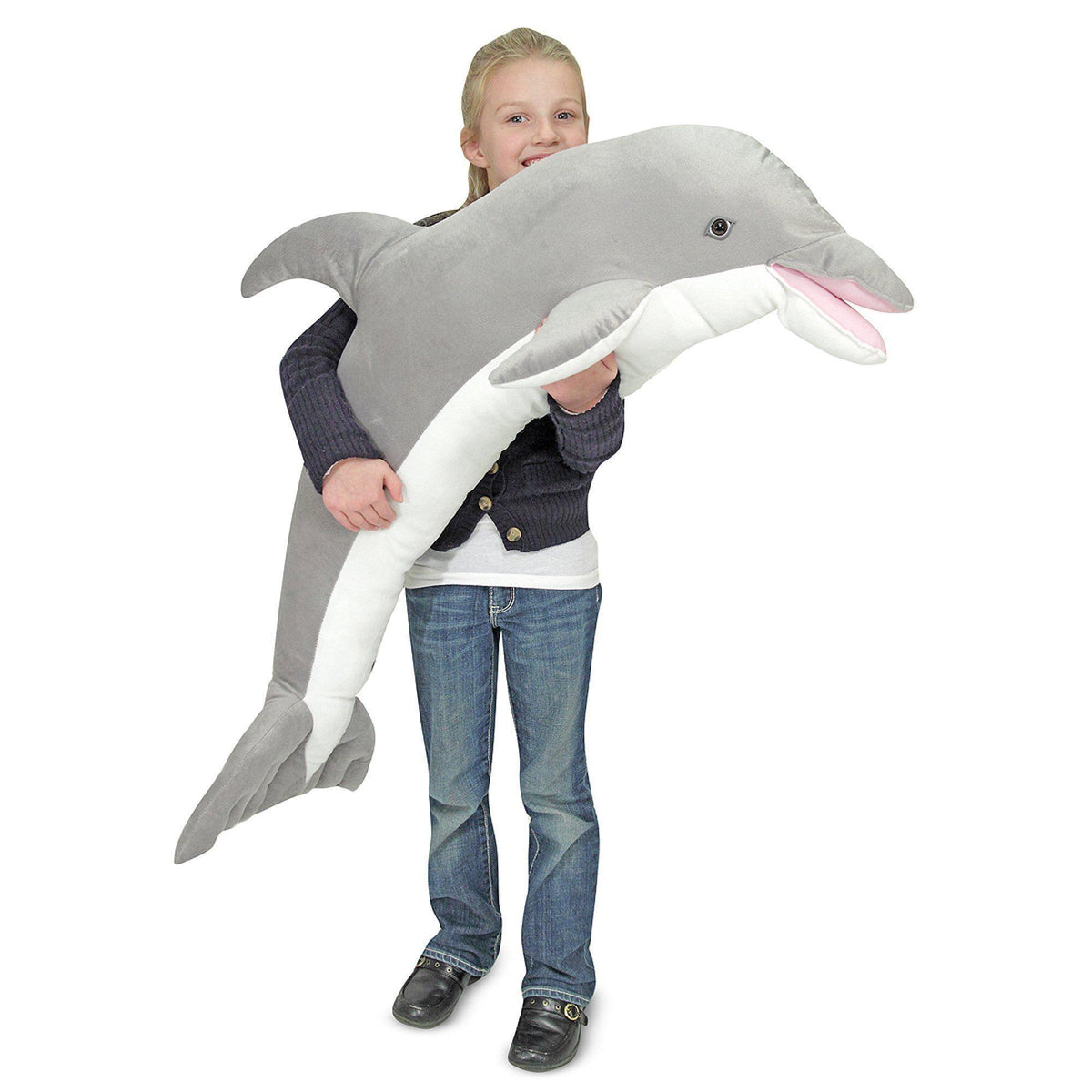 Melissa & Doug Dolphin Giant 100cm Soft Toy | Buy Online at ♥️ TOYBOX
