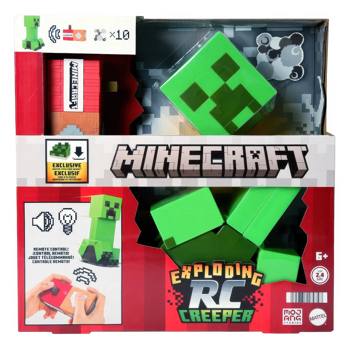 Minecraft RC Exploding Light and Sounds Creeper – TOYBOX