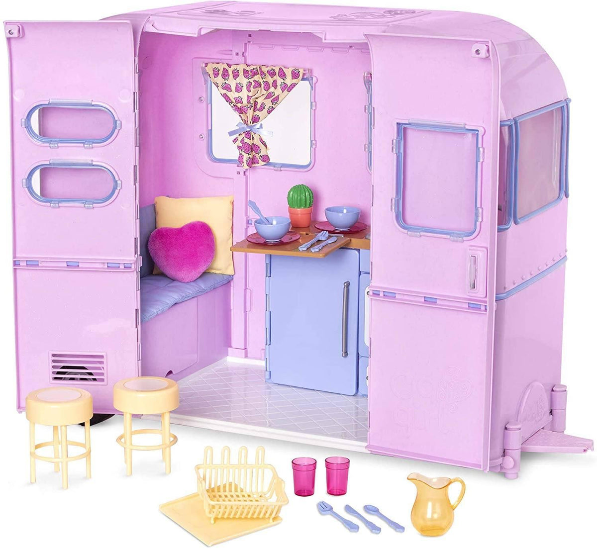 Our Generation Dolls Pink Caravan Playset | Buy Online at ♥️ TOYBOX
