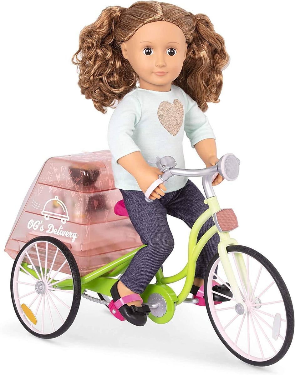 Our Generation OG Delivery Bike Playset – TOYBOX
