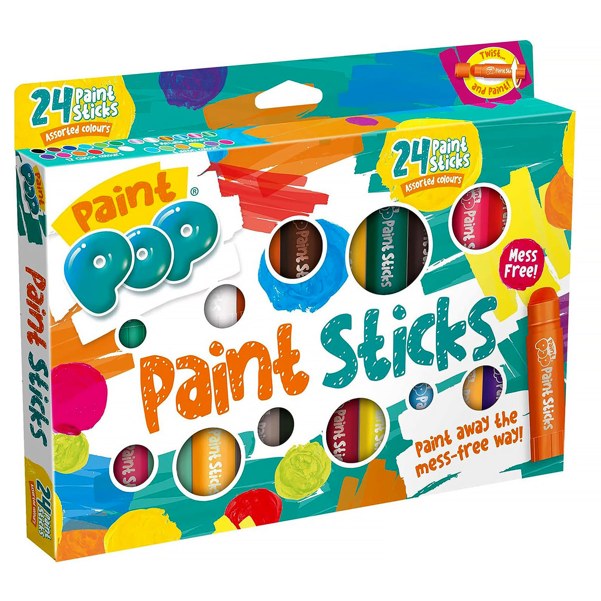 Paint Pop Paint Sticks For Kids - 24 Pack – TOYBOX