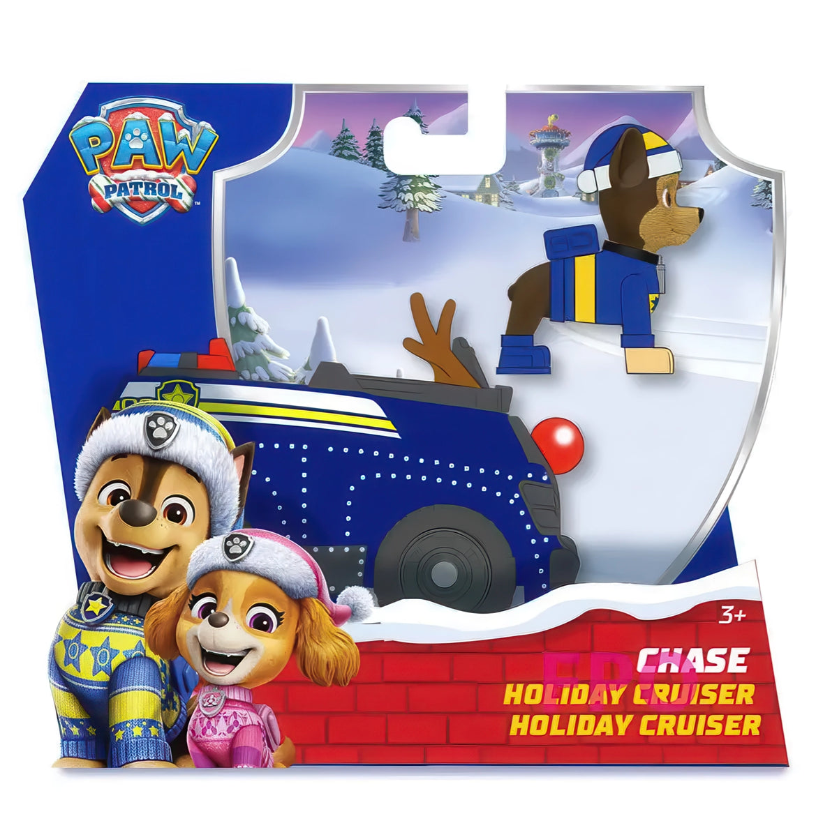 PAW Patrol Chase Χριστουγεννιάτικο Holiday Cruiser | Αγοράστε online ...