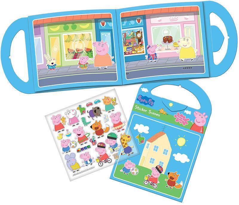 Peppa Pig Activity Set Sticker Scene Stickers – TOYBOX