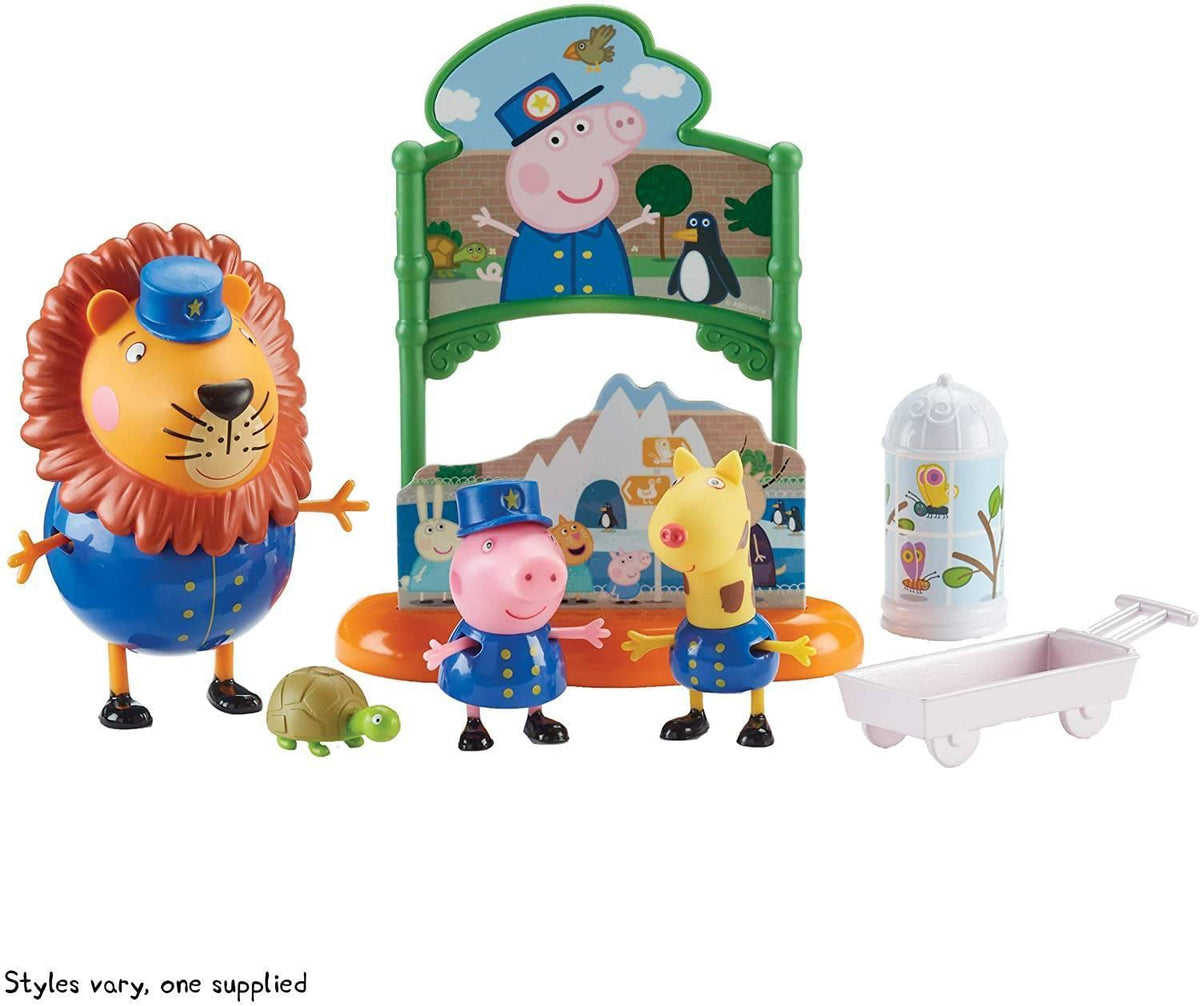 Peppa Pig Day At The Zoo Leo The Lion Set Playset | Buy Online at ♥️ TOYBOX
