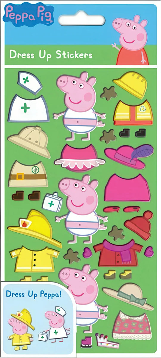 Peppa Pig Dress Up Stickers Pack – TOYBOX