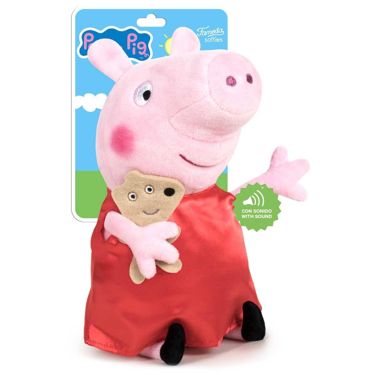 Peppa Pig Plush Toy with Sound 31cm | Buy Online at ♥️ TOYBOX