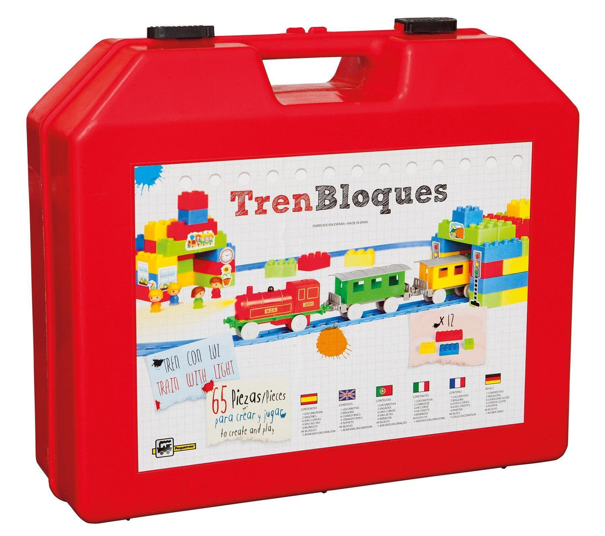 PEQUETREN 2002 Train Blocks Train Set – TOYBOX