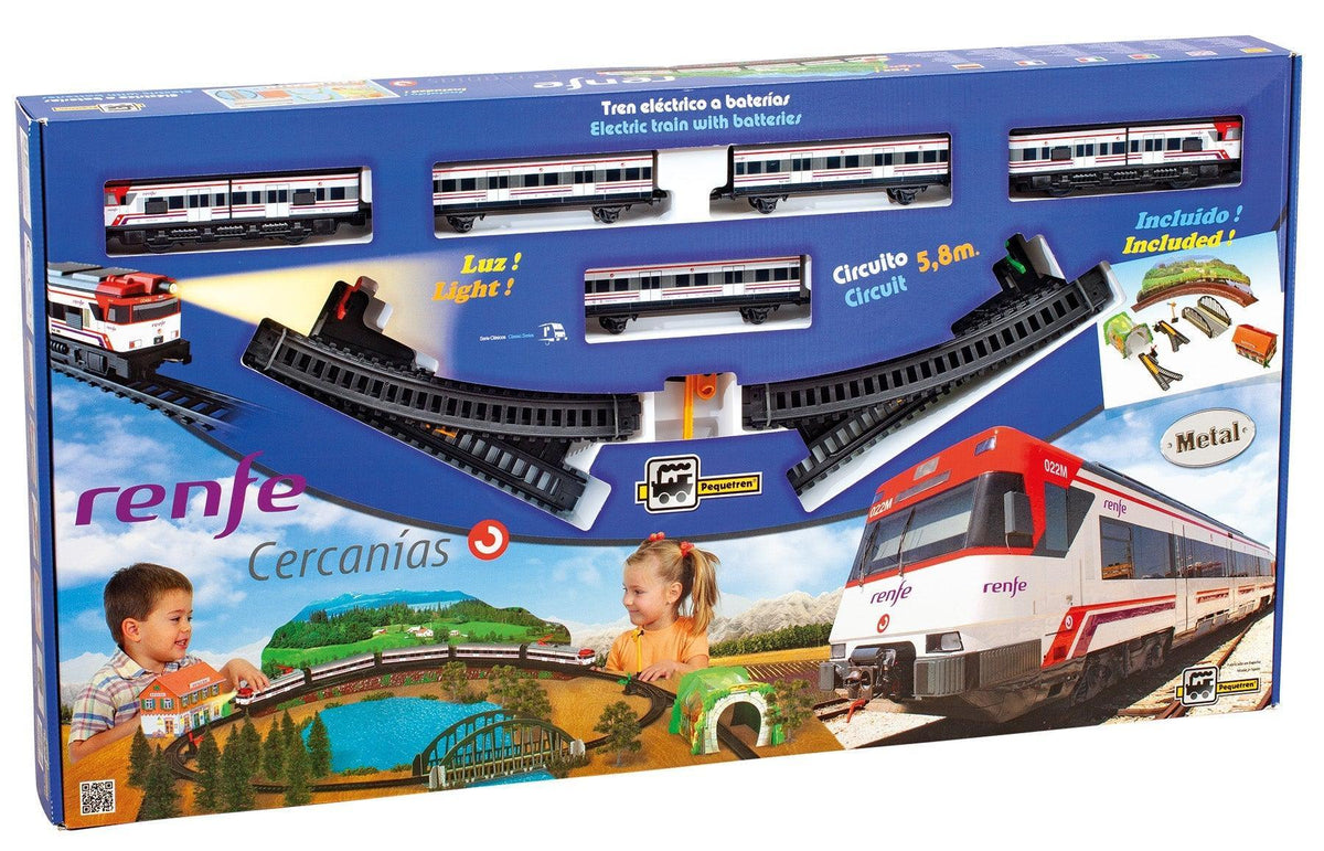 PEQUETREN 680 Cercanias Renfe Metallic Train Set | Buy Online at ♥️ TOYBOX