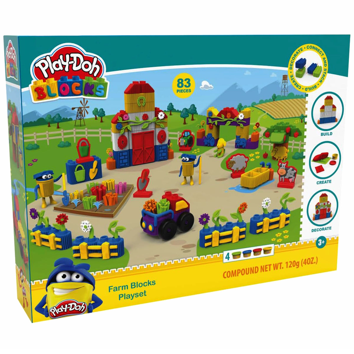 Play-doh Blocks Farm Blocks Playset | Buy Online at ♥️ TOYBOX