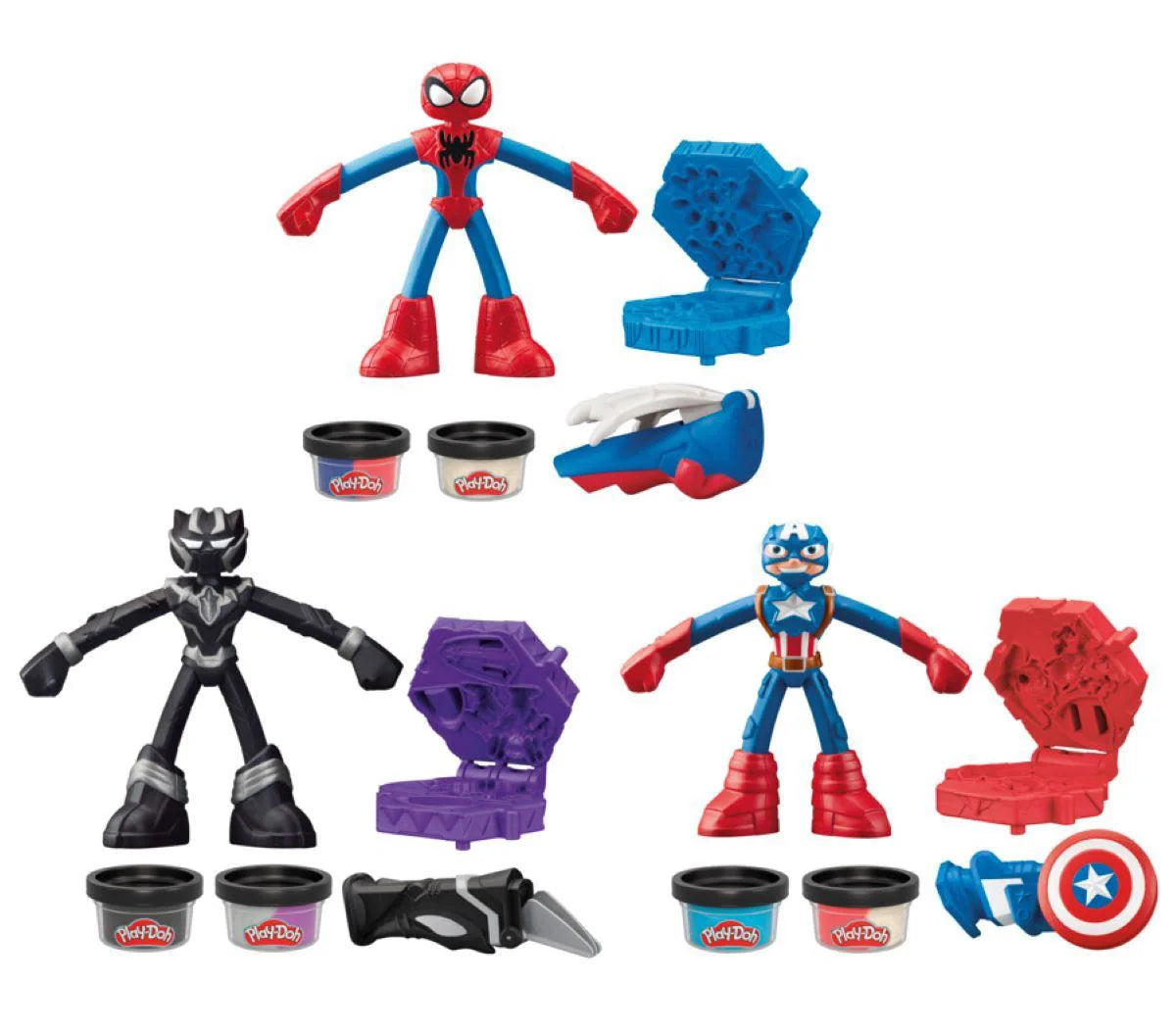Play-Doh Marvel Stretch Action Figures - Assorted – TOYBOX