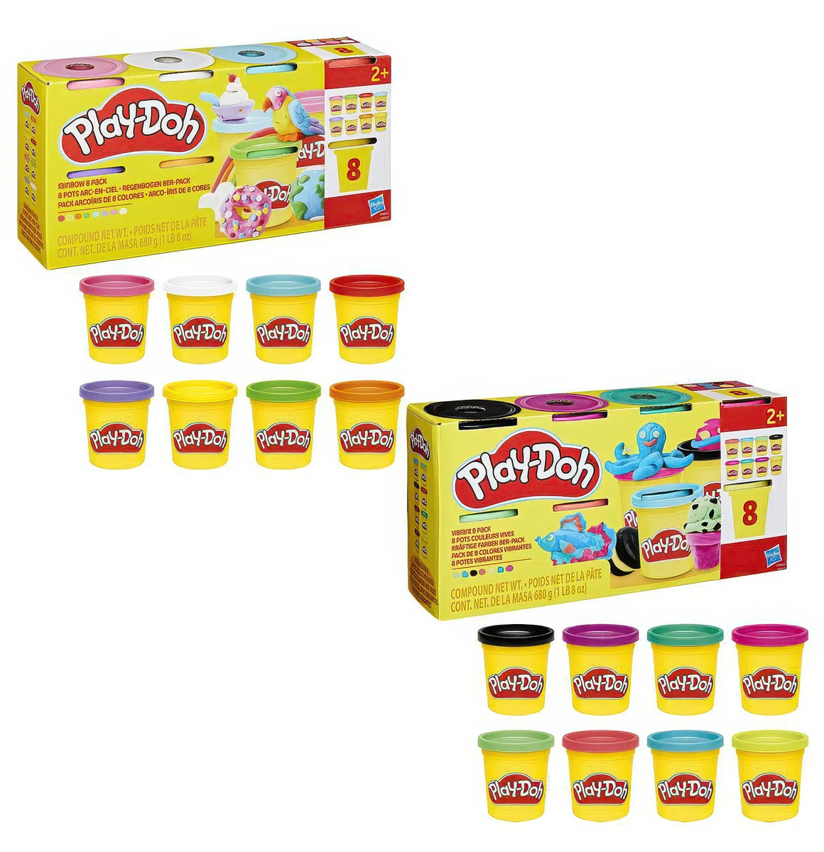 Play-doh Rainbow 8 Pack Assorted | Buy Online at ♥️ TOYBOX